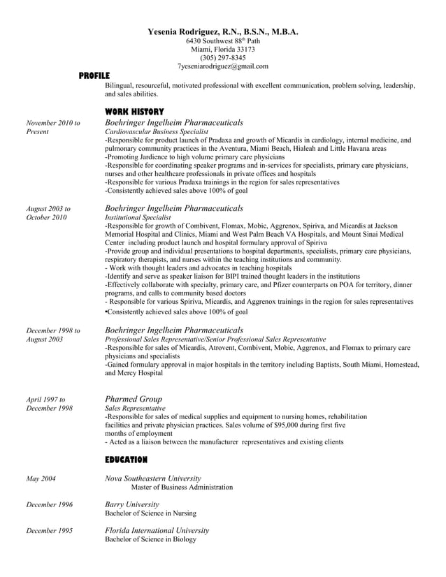 Yesenia Rodriguez resume 2015 | DOC