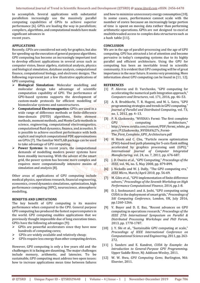 Gpu Computing An Introduction Pdf 