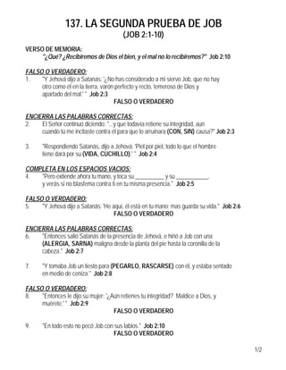 137 la segunda prueba de job | PDF | Christianity | Religion & Spirituality