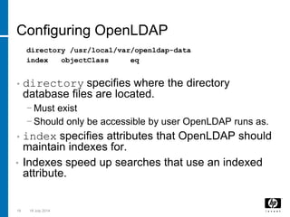 Installing & Configuring OpenLDAP (Hands On Lab) | PPT