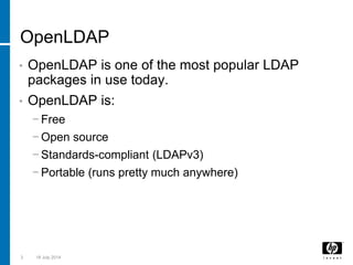 Installing & Configuring OpenLDAP (Hands On Lab) | PPT