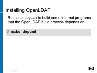Installing & Configuring OpenLDAP (Hands On Lab) | PPT