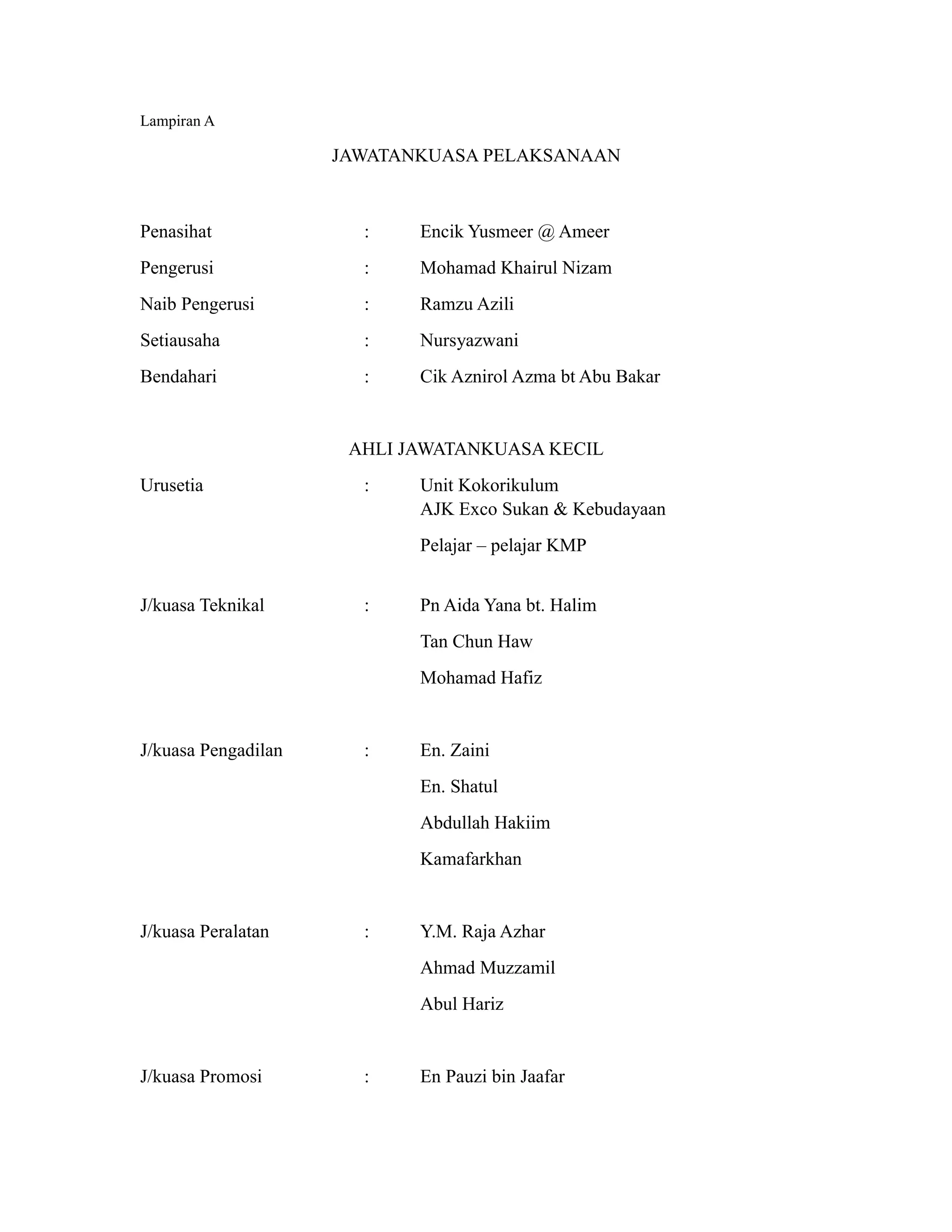 contoh-kertas-kerja | PDF