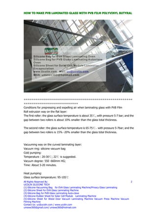 0731HOW TO MAKE PVB LAMINATED GLASS WITH PVB FILM POLYVINYL BUTYRAL ...