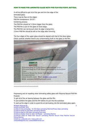 0731HOW TO MAKE PVB LAMINATED GLASS WITH PVB FILM POLYVINYL BUTYRAL(2-1 ...