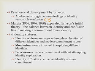 IDENTITY FORMATION | PPT