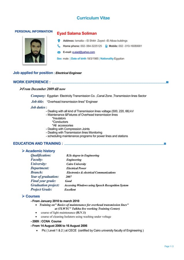 last CV | PDF
