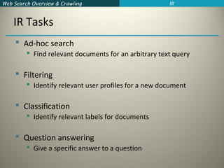 Web Search and Mining | PPT