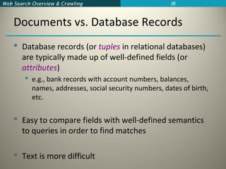 Web Search and Mining | PPT