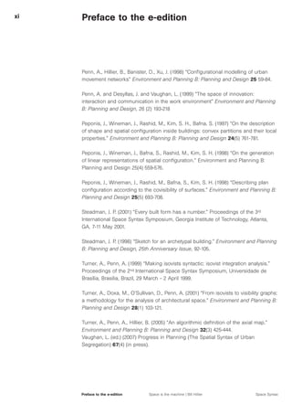 Space Is The Machine A Configurational Theory Of Architecture Bill ...