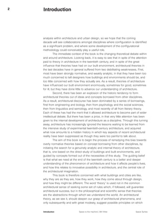 Space Is The Machine A Configurational Theory Of Architecture Bill ...