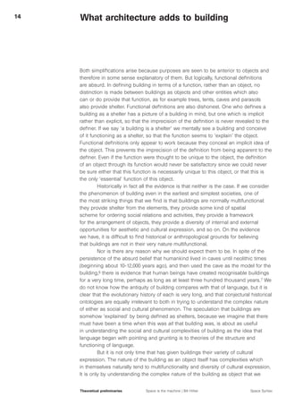 Space Is The Machine A Configurational Theory Of Architecture Bill ...