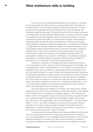 Space Is The Machine A Configurational Theory Of Architecture Bill ...