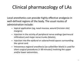 ANESTESICOS LOCALES | PPT