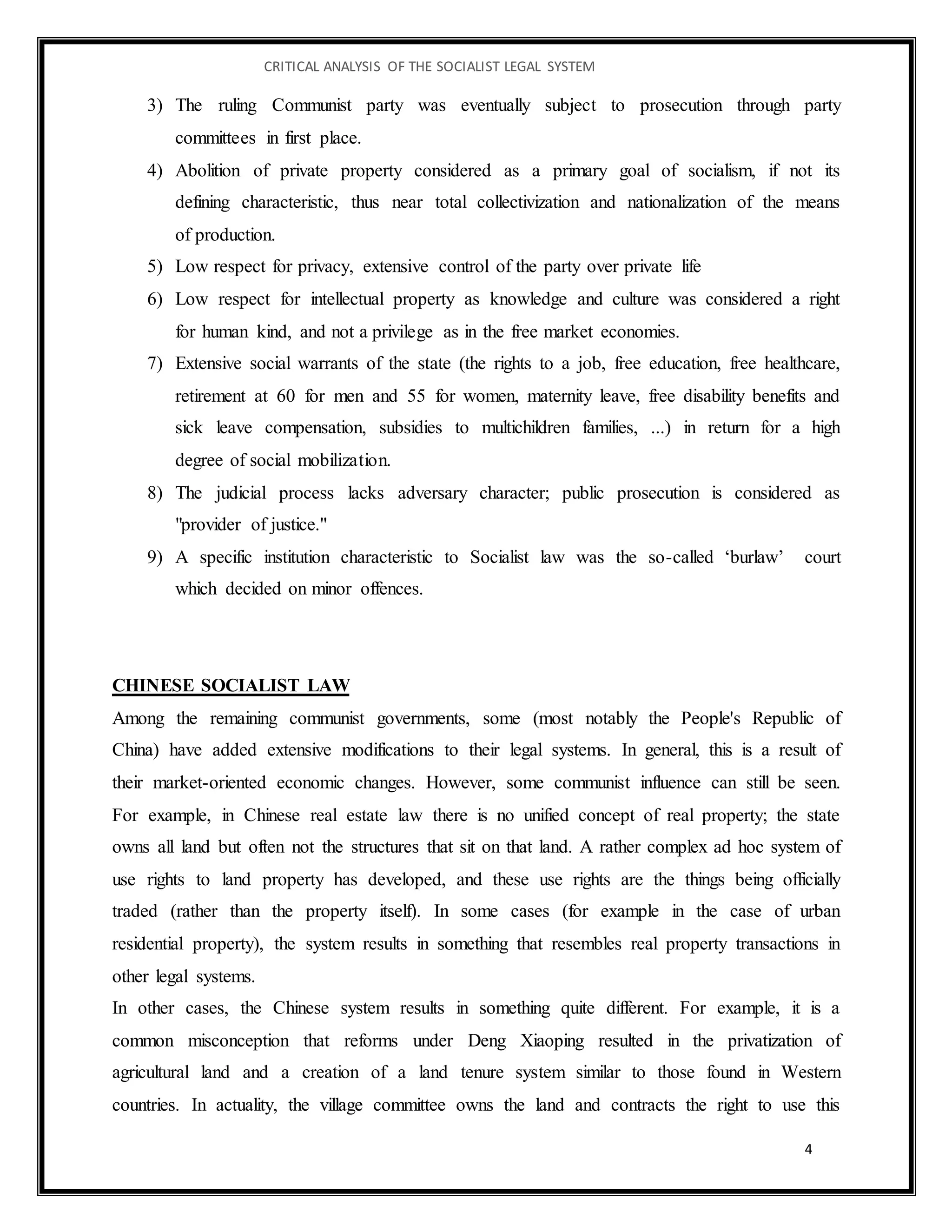 socialist law | DOCX