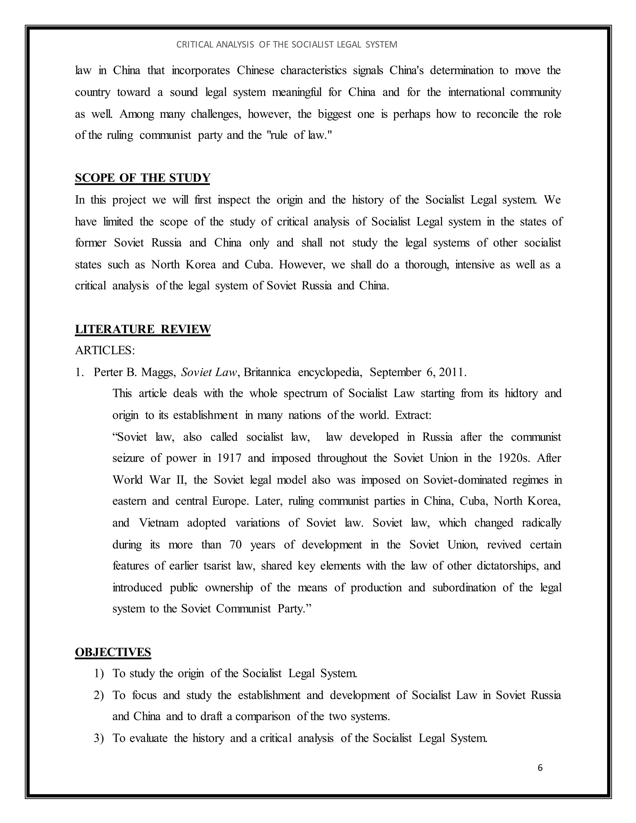 socialist law | DOCX