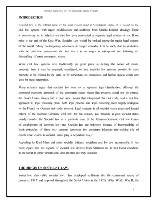socialist law | DOCX