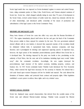 socialist law | DOCX