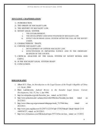 socialist law | DOCX