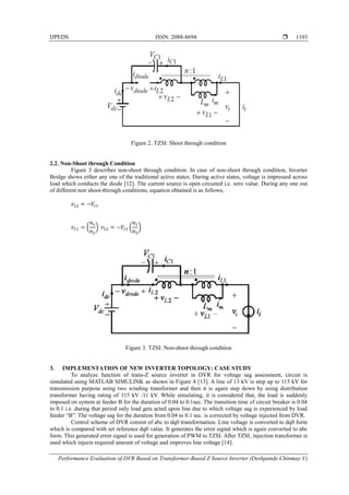 Performance Evaluation of Dynamic Voltage Restorer Based on Transformer-based Z Source Inverter ...