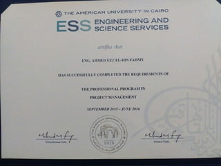 PRMG certificate | PDF | Professional School | Postgraduate Education