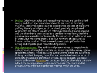 Spoilage of fruits and vegetables | PPTX