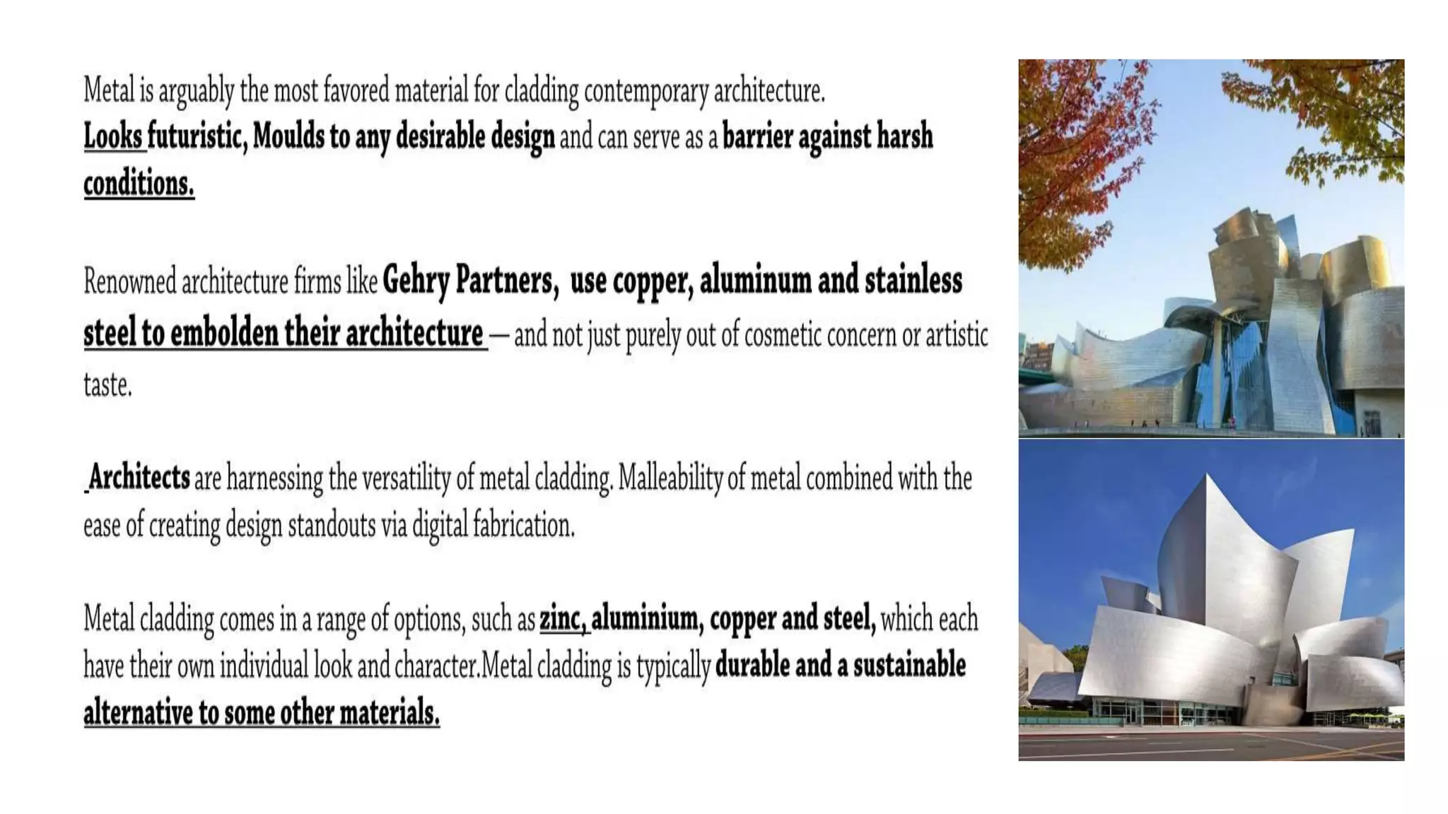 metal cladding | PPTX