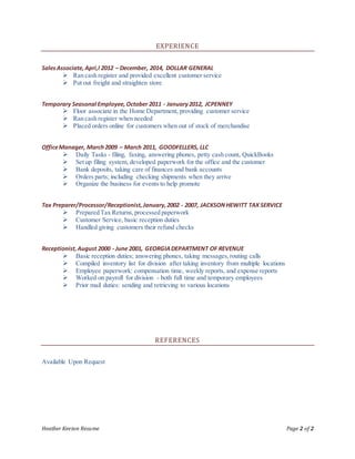 linkedin keeton resume | PDF