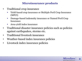 Index based Insurance as a Tool for Disaster Management - A study in ...