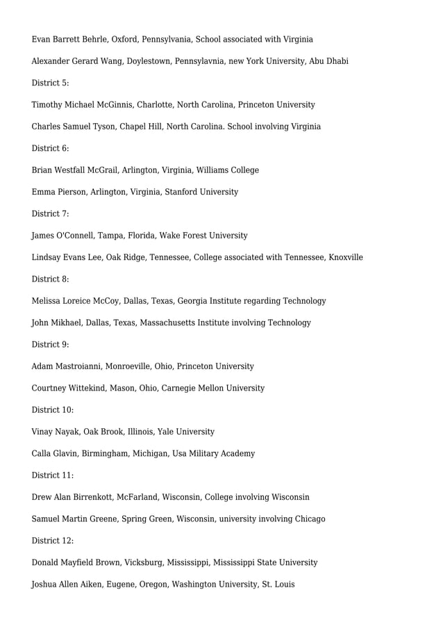 Rhodes Scholars named for 2014 | PDF