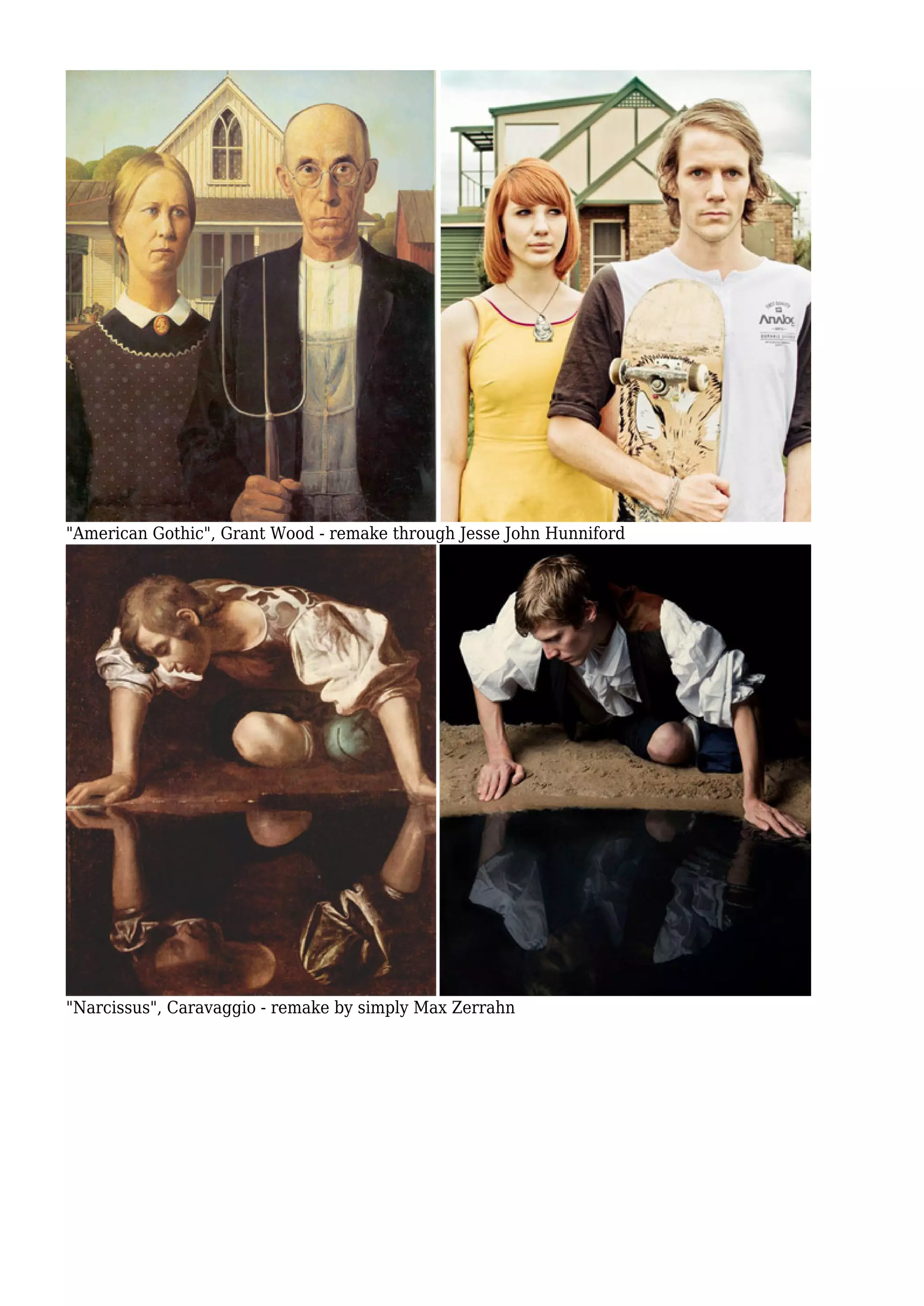 22 famous paintings revisited as photographs | Just something (creative ...