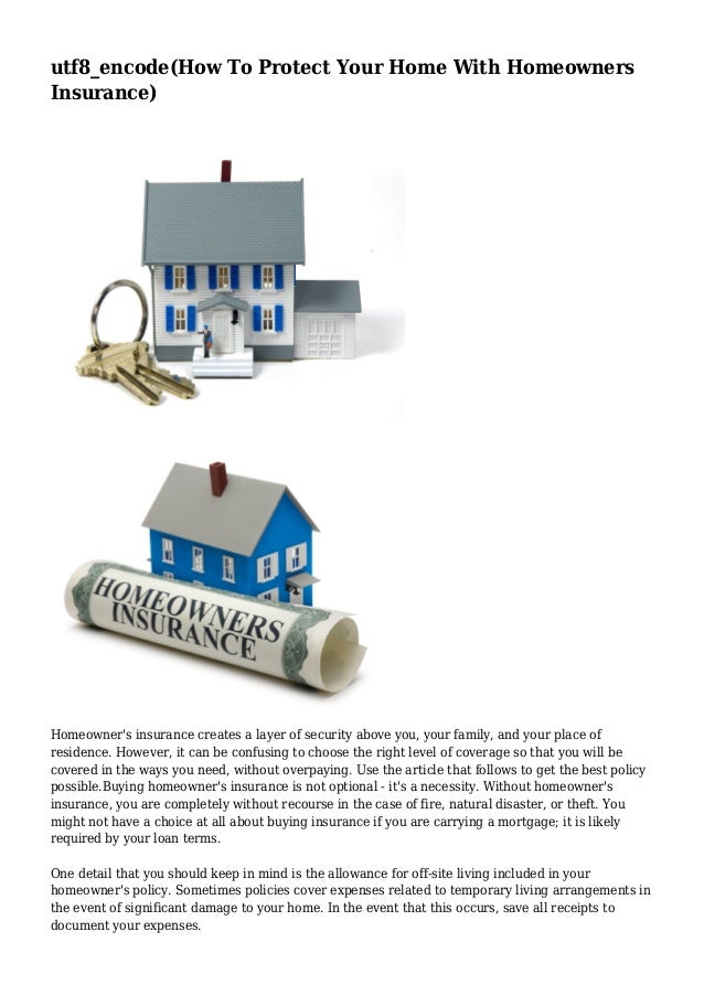 How To Protect Your Home With Homeowners Insurance