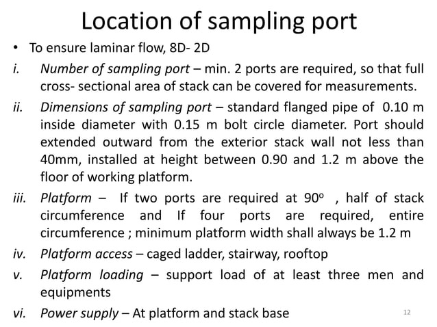 STACK ANALYSIS MONITORING STACK S AMPLING | PPT | Chemistry | Science