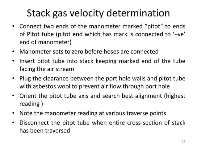 STACK ANALYSIS MONITORING STACK S AMPLING | PPT | Chemistry | Science