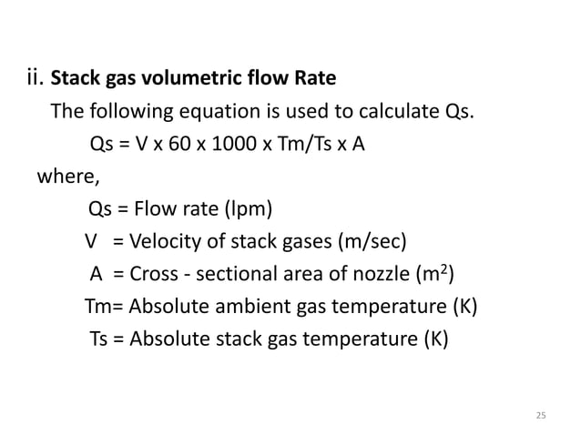 STACK ANALYSIS MONITORING STACK S AMPLING | PPT | Chemistry | Science