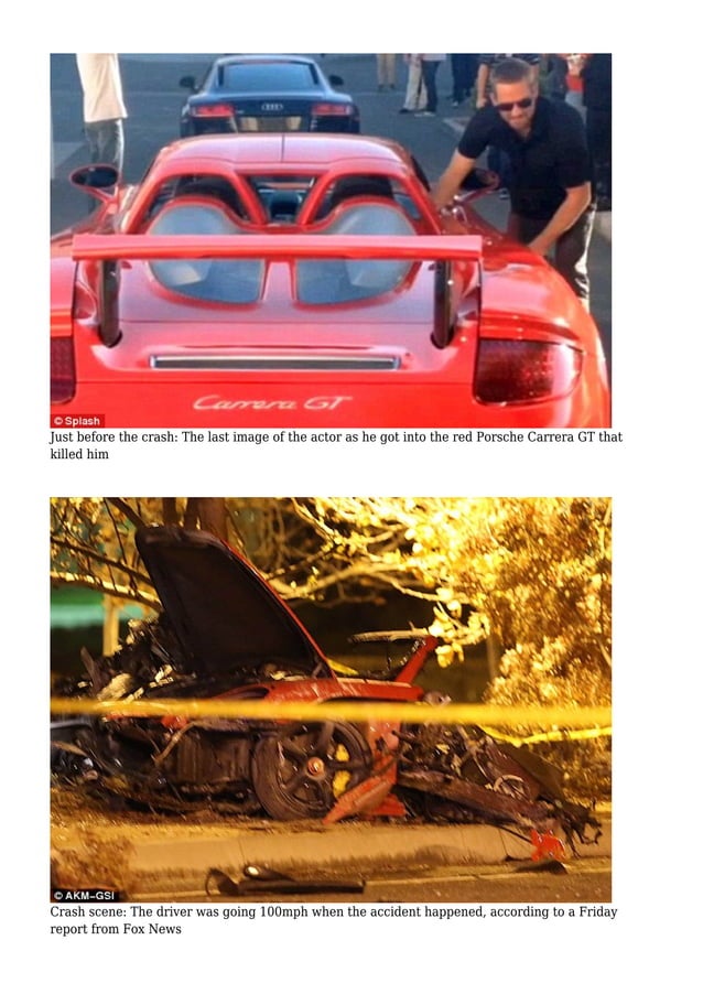 Paul Walker autopsy reveals horrific injuries | PDF