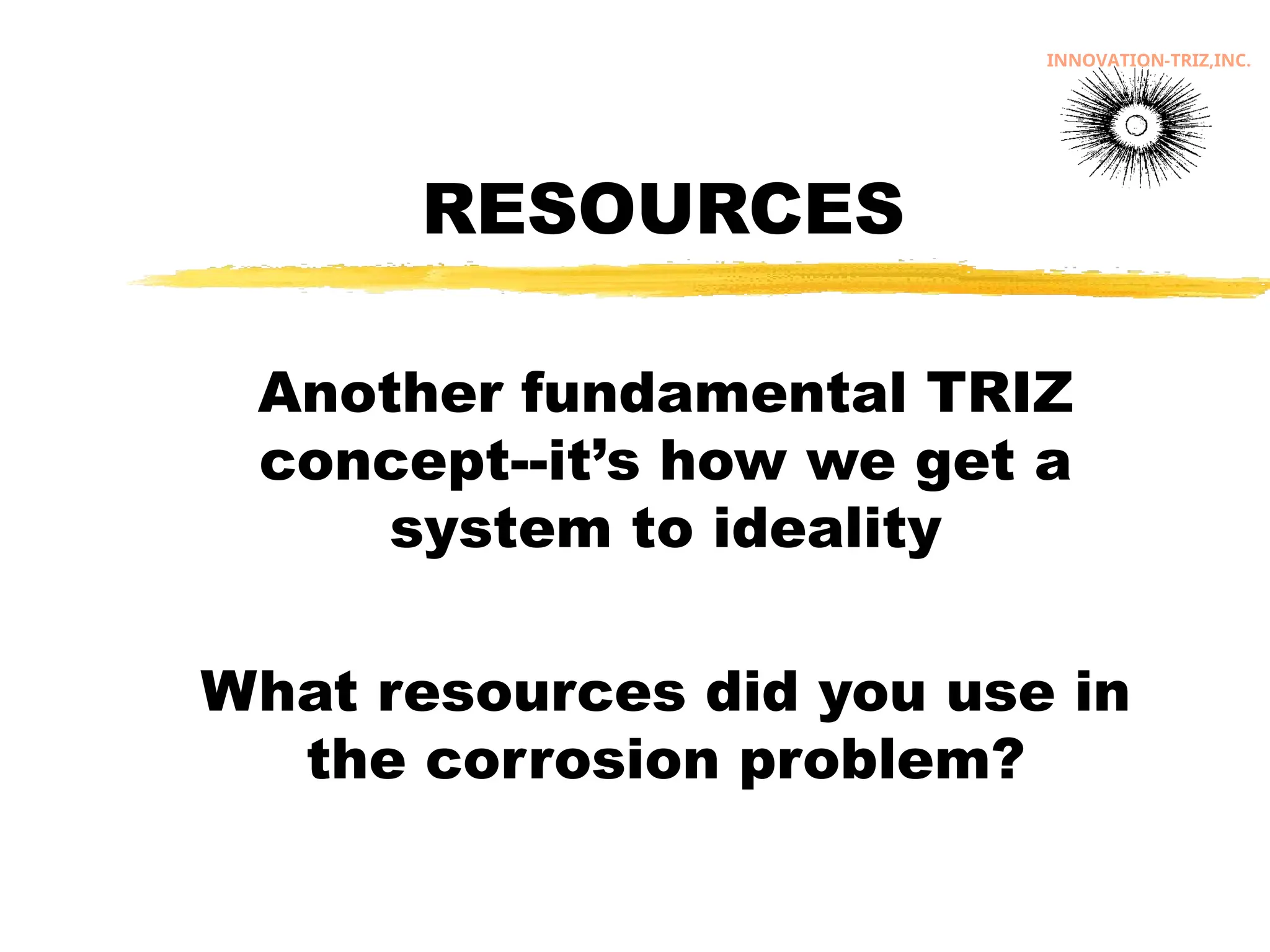 Understanding Triz Class Basics on TRIZ.ppt