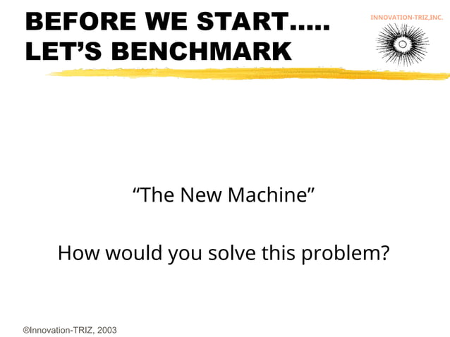 Understanding Triz Class Basics on TRIZ.ppt