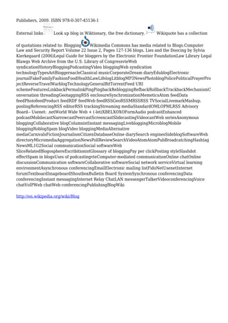 Blog - Wikipedia, the free encyclopedia | PDF