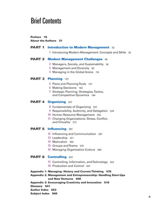 Modern management concepts and skills Fourteenth Edition Certo | PDF