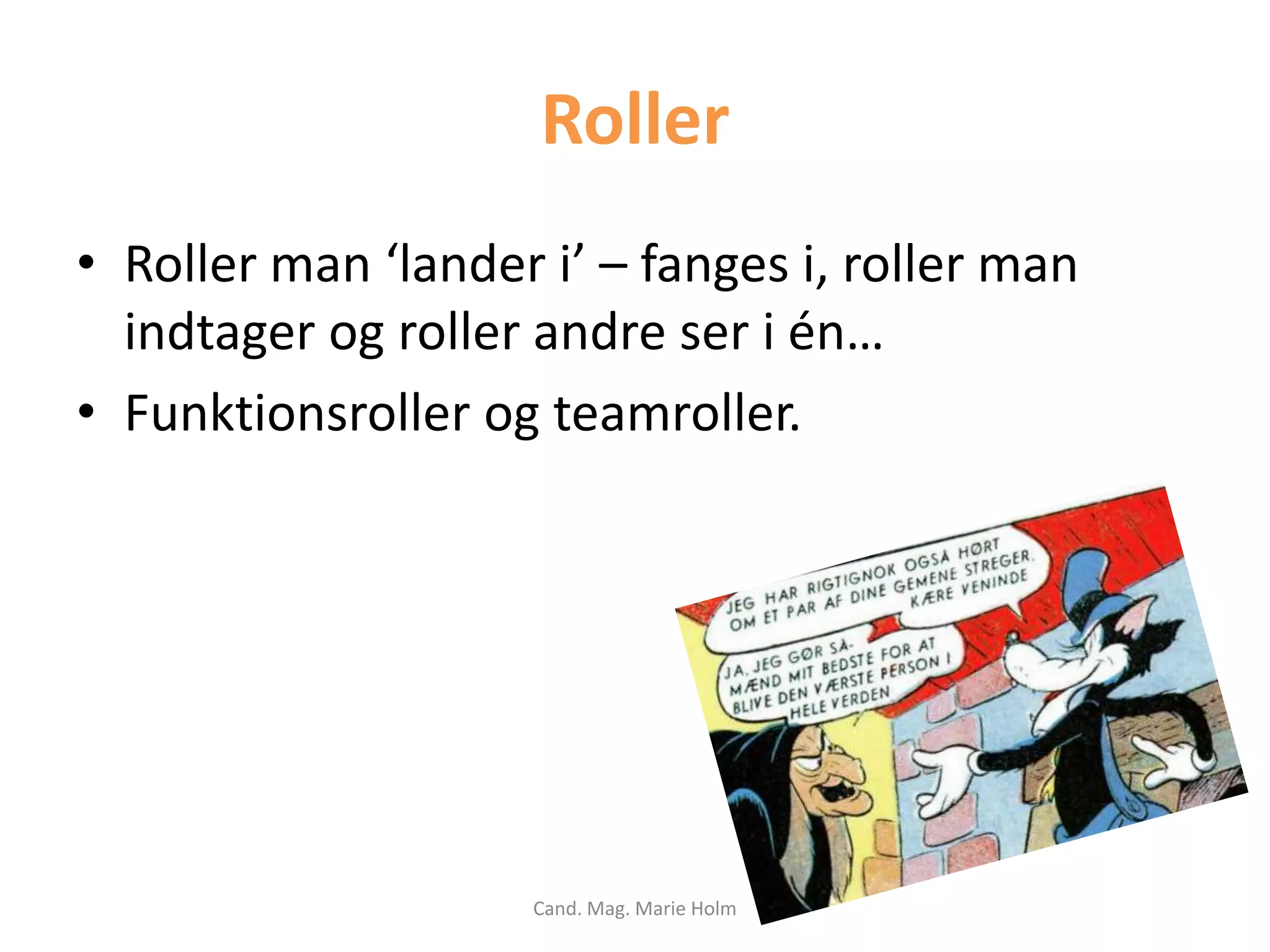 Om teams og roller i teams | PPTX