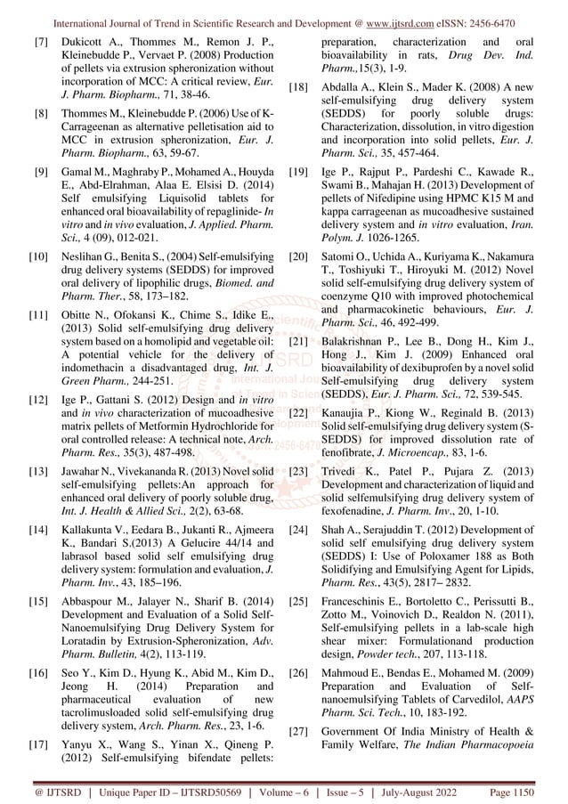 Formulation Development And Evaluation Of Self Nano Emulsifying Drug Delivery System Of