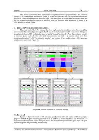 Modelling and Simulation of a Sensorless Control of a True Asymmetric Cascade H-Bridge ...