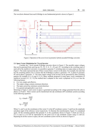 Modelling and Simulation of a Sensorless Control of a True Asymmetric Cascade H-Bridge ...