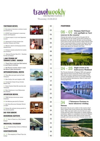 The 31 Digital Issue (18 Aug) of Travel Weekly Magazine | PDF
