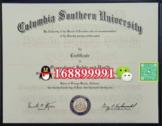 Columbia Southern University Diploma Degree Transcript | PPT
