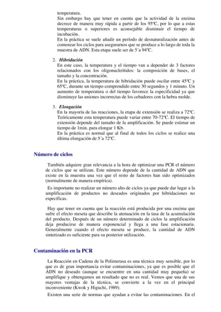 PCR fundamento | PDF