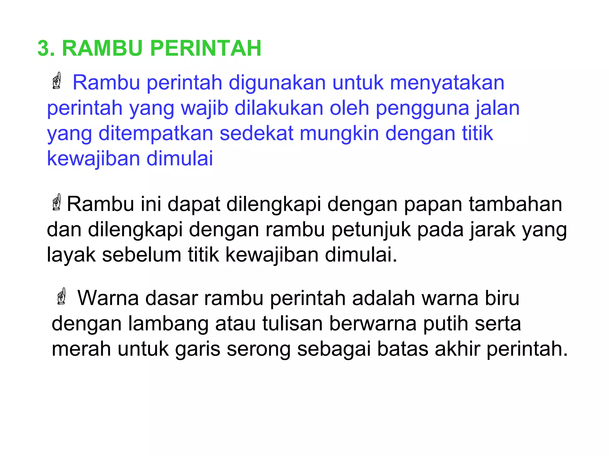 139029538 rambu-lalu-lintas-dan-marka-jalan-vii-ppt | PPT