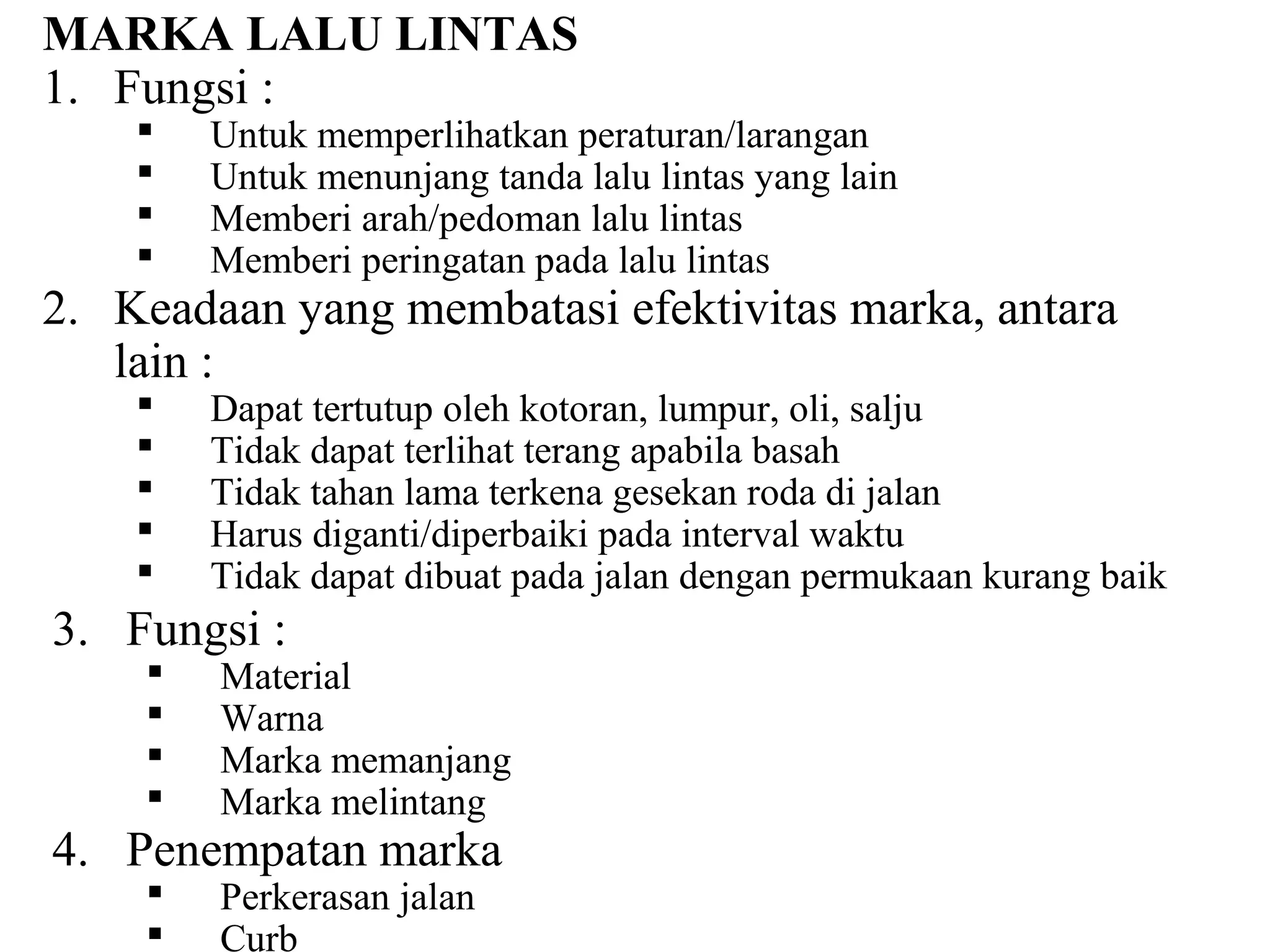 139029538 rambu-lalu-lintas-dan-marka-jalan-vii-ppt | PPT