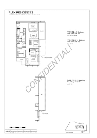 Alex Residences Floor Plan Draft - NewLaunch.com.sg